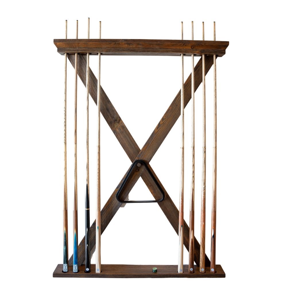 Cross Cue Rack American Walnut - Palko, No.1 Billiard Wholesalers